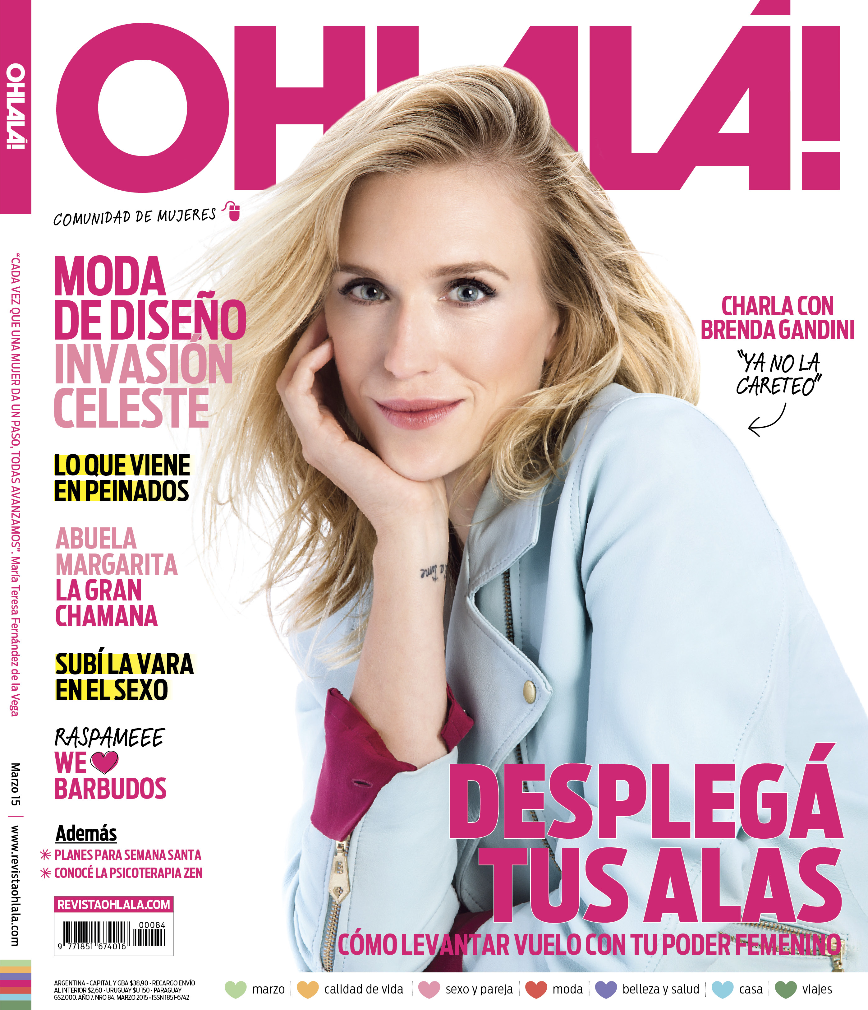 Adelanto de tapa revista Ohlalá – Marcela Fittipaldi Magazine