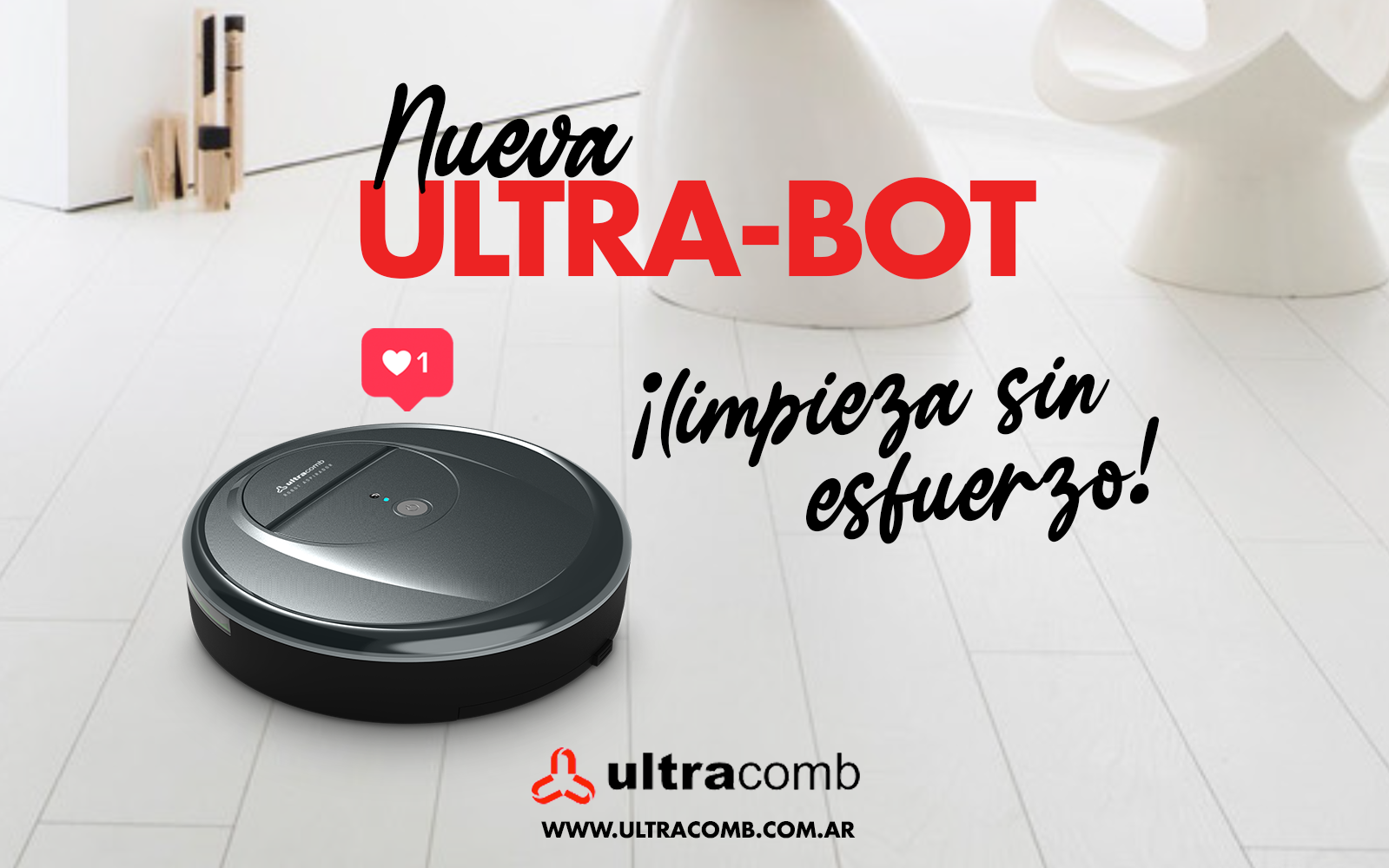 ULTRACOMB PRESENTA LA ULTRABOT, SU NUEVA ASPIRADORA ROBOT – Marcela ...
