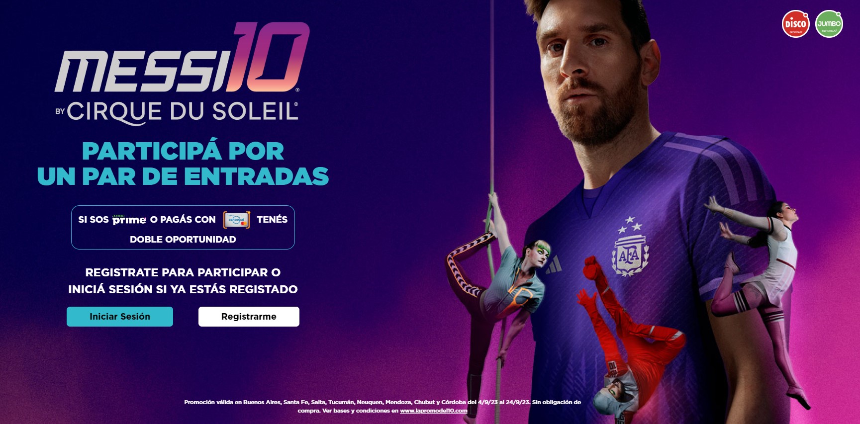 Messi10 Cirque Du Soleil: Jumbo y Disco invitan a una experiencia ...