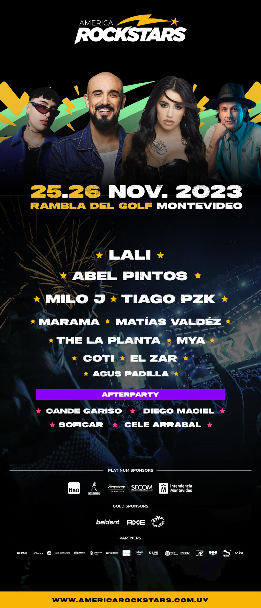 Ya llega America Rockstars 2023: se anunció el line up oficial de la ...