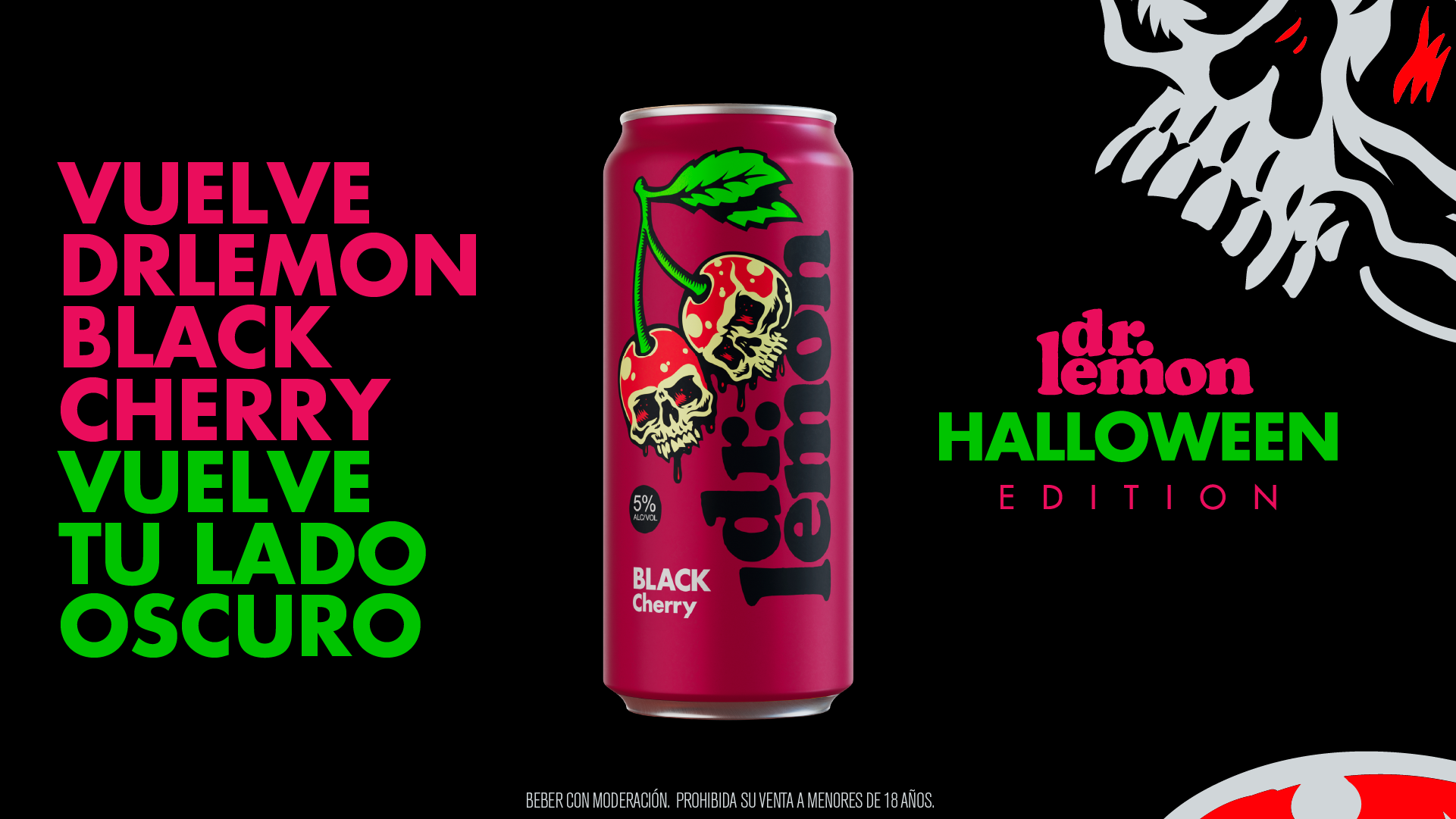DR LEMON ILUMINA HALLOWEEN CON SU EDICIÓN LIMITADA BLACK CHERRY, AHORA ...