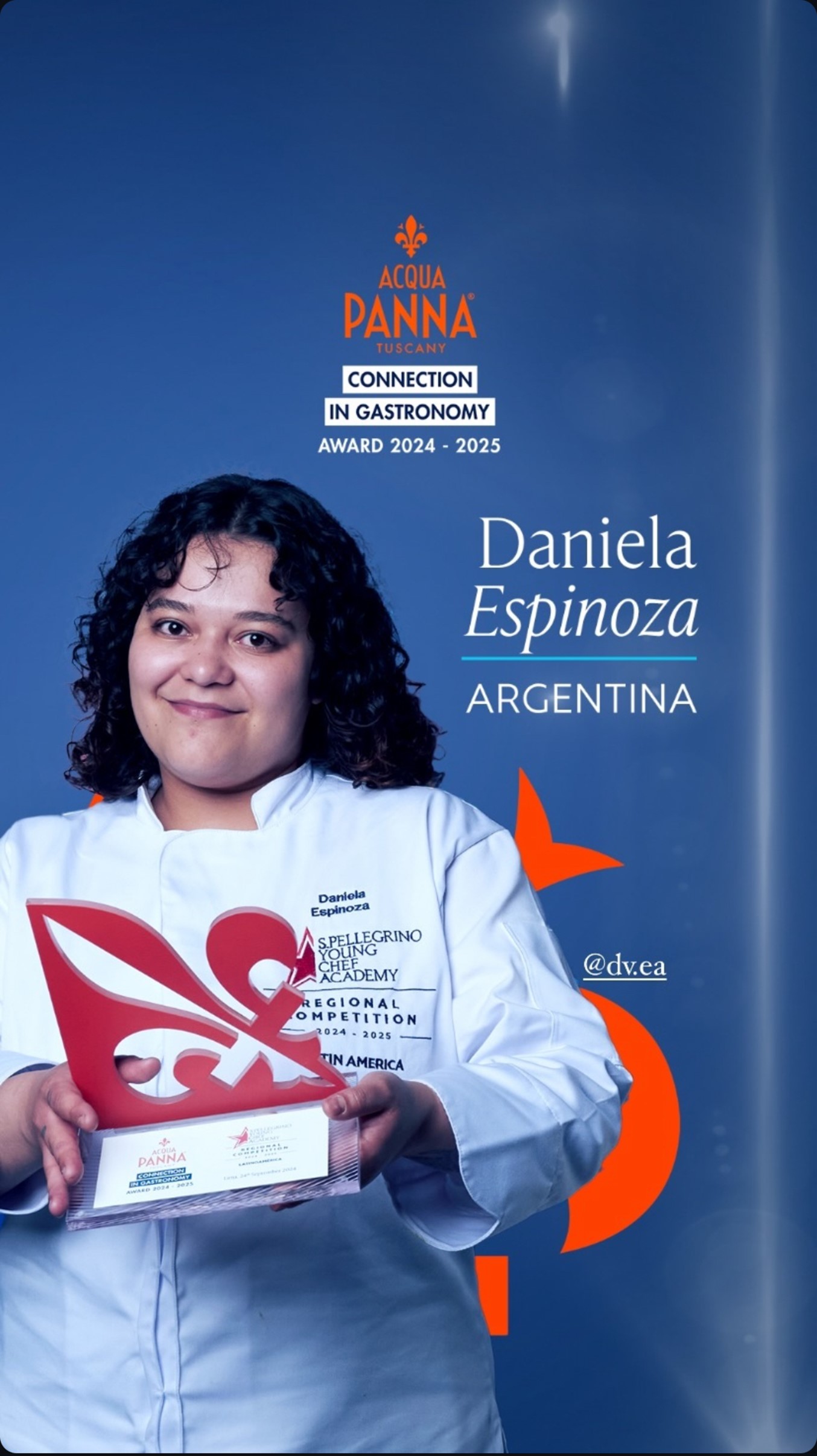 La chef Daniela Espinoza de Argentina fue distinguida en la Final Regional de la competencia S ...